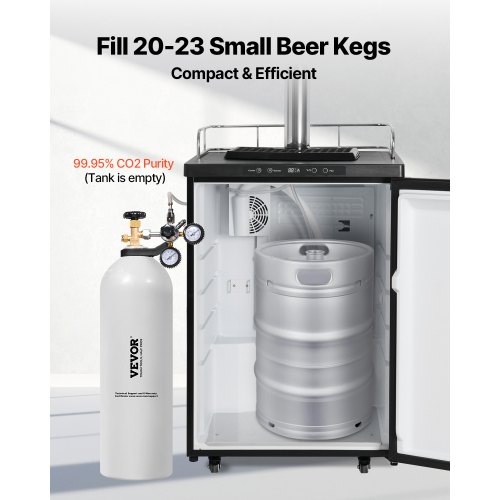 CO2 Tank 20 lbs New Aluminum Alloy Gas Cylinder with Siphon Tube DOT ...