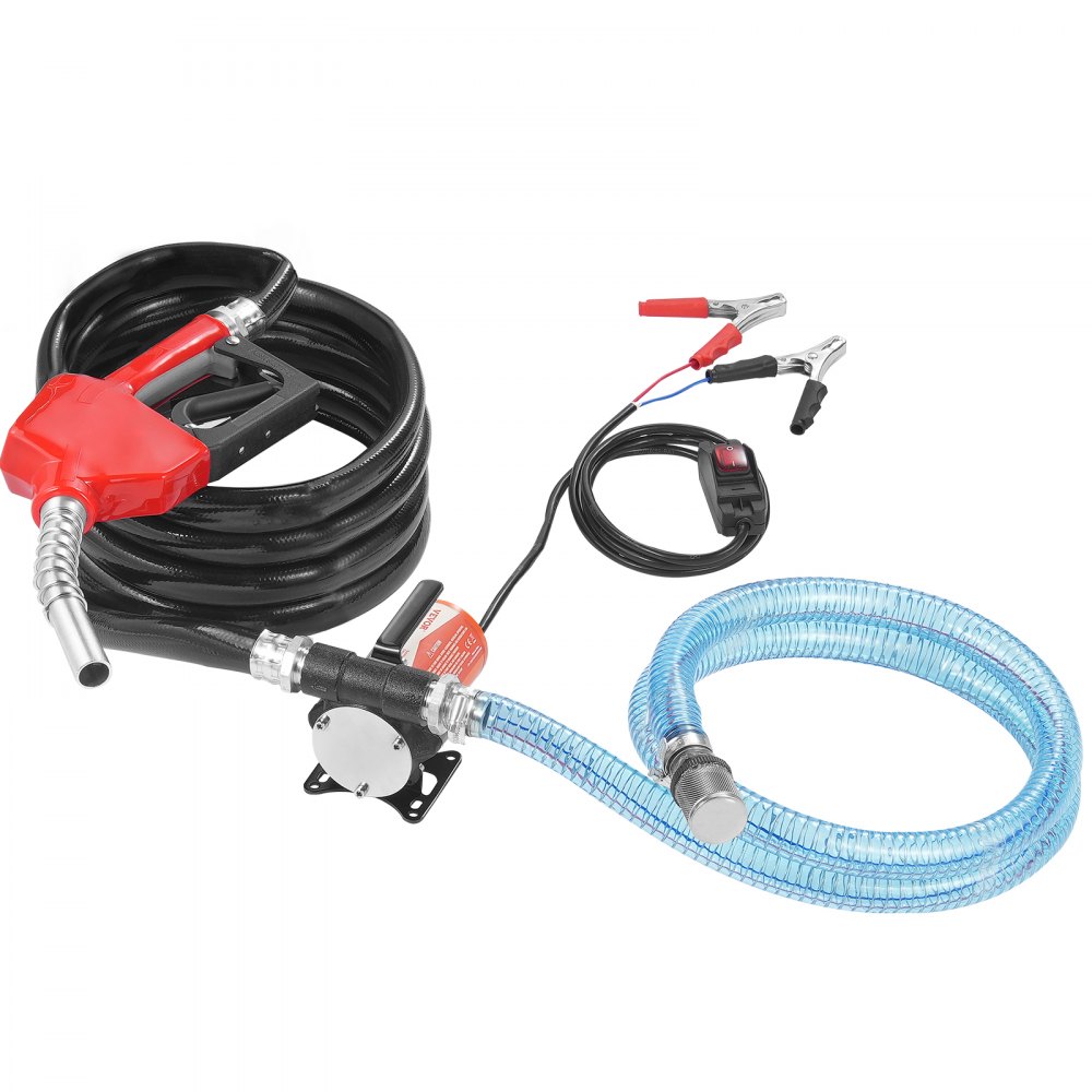 VEVOR Fuel Transfer Pump, 12V DC 8 GPM 1/6 HP, Portable Electric Diesel ...