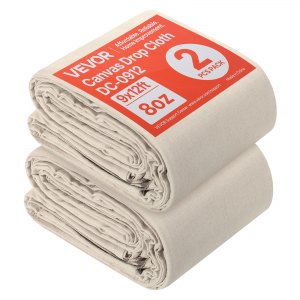Canvas Drop Cloth 9x12 ft All Purpose Painters Cotton Tarp Painting 2 ...