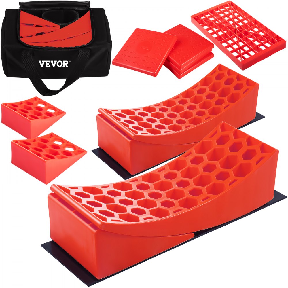 VEVOR Camper Leveler, 14 Pack, HDPE RV Leveling Blocks, Includes Two ...