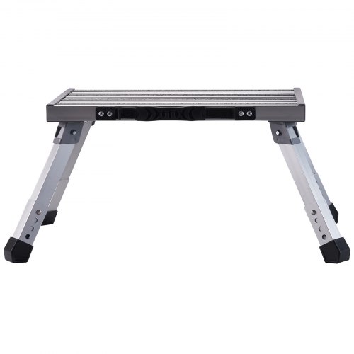 VEVOR RV Steps, Aluminum Alloy Folding Platform Step Adjustable Height ...