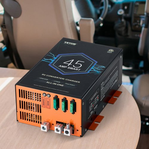 VEVOR RV Converter 45 Amp 110V AC to 12V DC RV Power Converter Battery ...