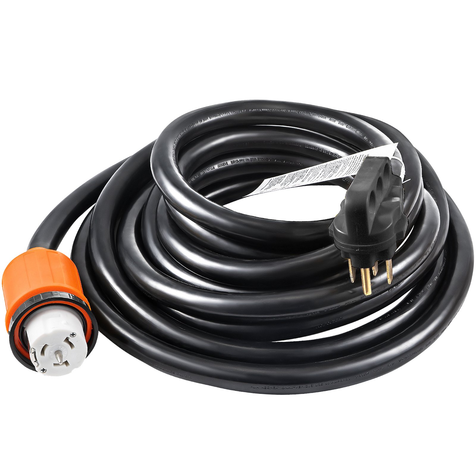 VEVOR Generator Cord, 25FT Generator Power Cord, 125/250V 50AMP ...