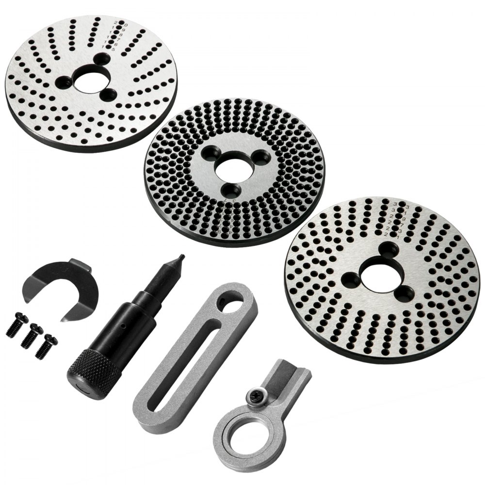 VEVOR Dividing Plate Set 4"/100MM Indexing Head Rotary Table 3 x Index ...