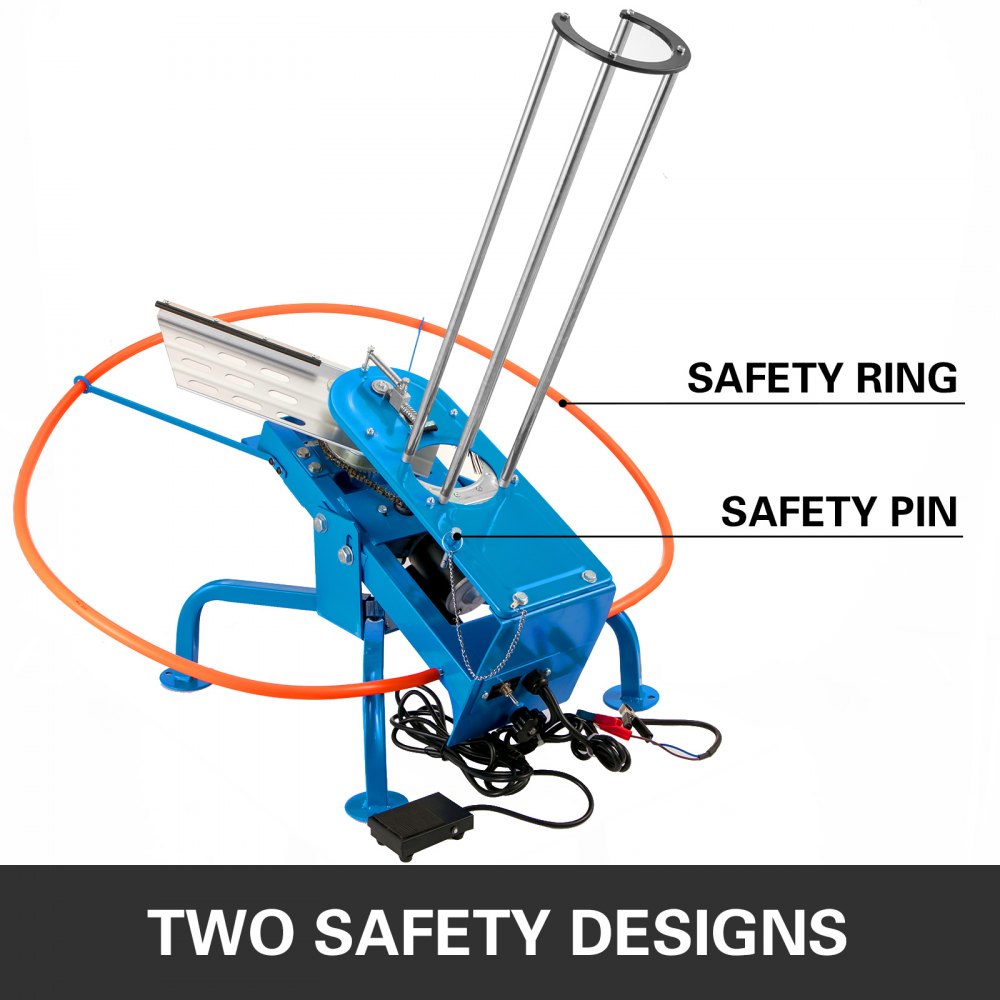 Vevor Clay Pigeon Thrower 50 Clay Magazine Skeet Throwers Blue Clay ...