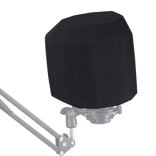 VEVOR Microphone Isolation Ball, High-Density Acoustic Foam, Windscreen ...