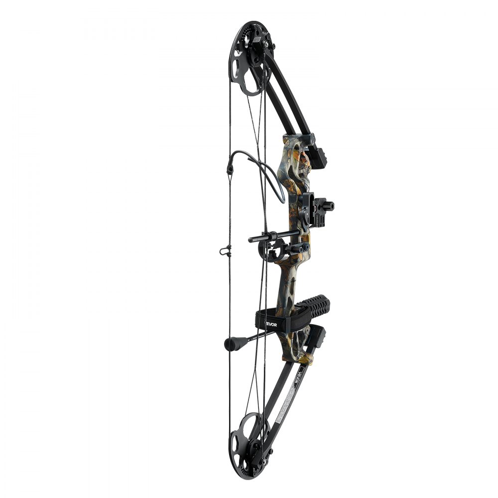 VEVOR Compound Bow Archery, Adjustable 19-30 in Draw Length Compound ...