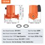 VEVOR 0011-BF4-J Hot Water Circulation Pump 110V 230W 33 GPM ...