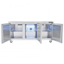 VEVOR Undercounted Refrigerated Prep Table | Efficient Space Use