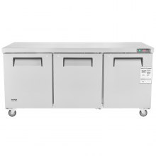 VEVOR Undercounted Refrigerated Prep Table | Efficient Space Use