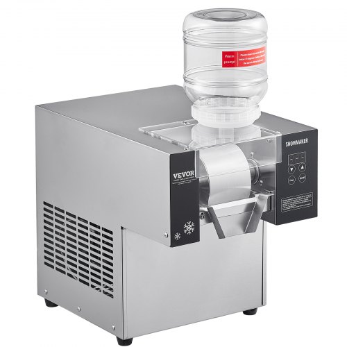 Commercial Snowflake Ice Machine 176LBS/24H Stainless Steel for Ice ...