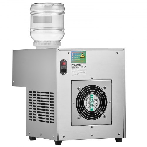 Commercial Snowflake Ice Machine 176LBS/24H Stainless Steel for Ice ...