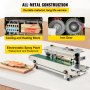 VEVOR FR-770 Continuous Band Sealer, Automatic Band Sealer with Digital ...