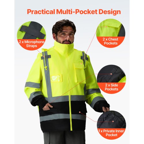 Shop the Best Selection of Reflective safety Jackets | VEVOR US