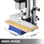 VEVOR Woodworking Mortise Machine, 1/2 HP 1700RPM, Powermatic Mortiser ...