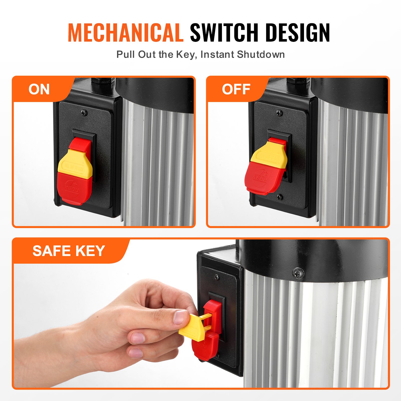 VEVOR Benchtop Mortise Machine, 370W, 1725 RPM Woodworking Mortising ...