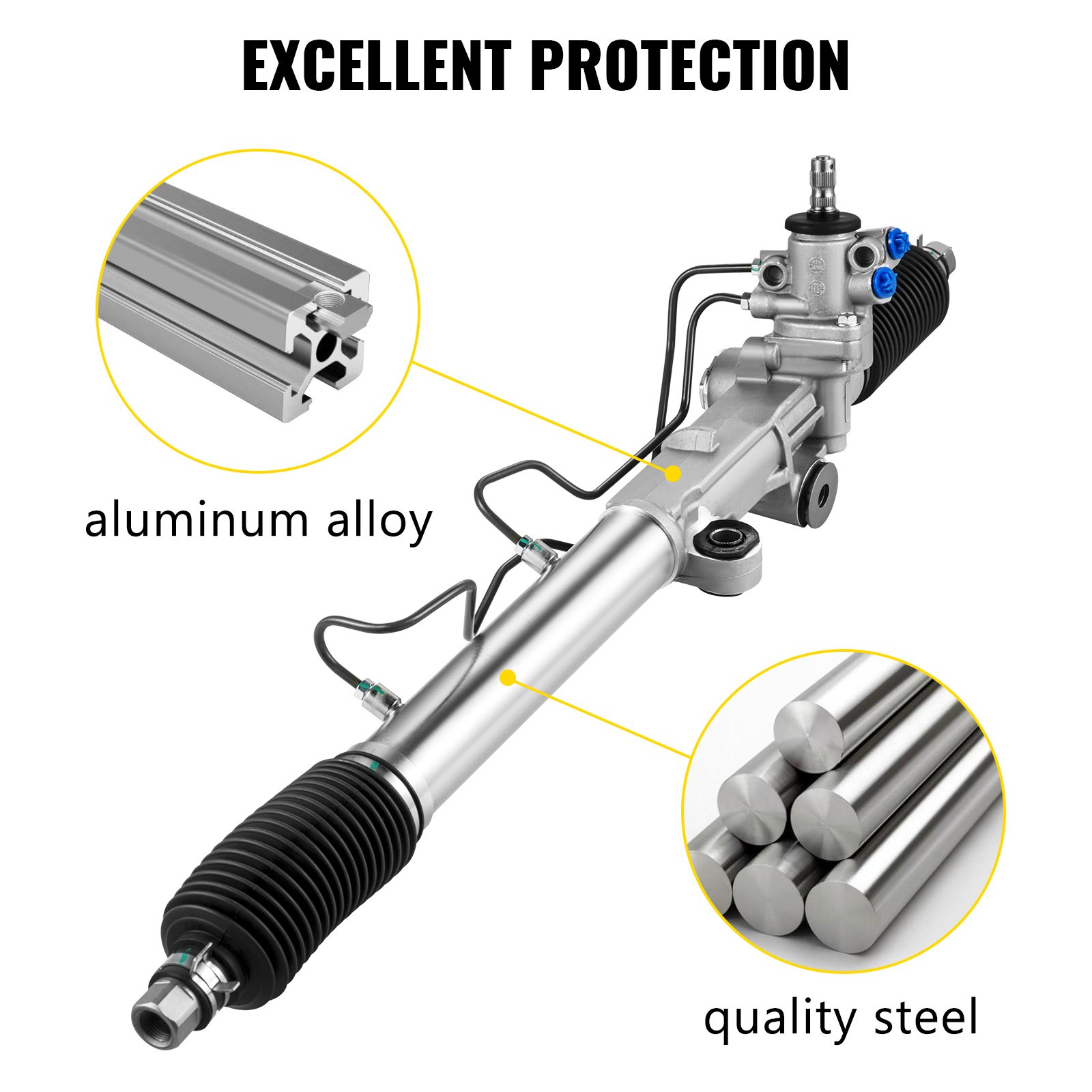 Brand NEW Toyota Tacoma Steering Rack and Pinion 4WD 1995-2004 2WD 1998 ...