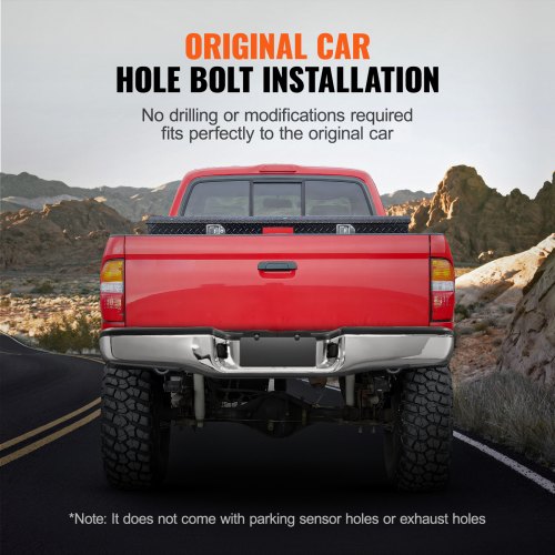 VEVOR Rear Step Bumper, Compatible with 1995-2004-Toyota Tacoma, Chrome ...