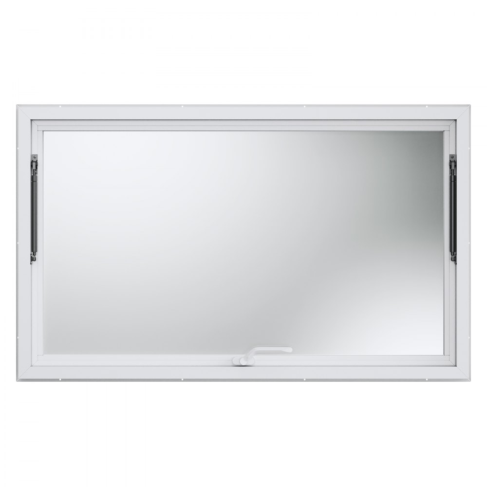 VEVOR Serving Hatch 60"x36", Aluminum Food Service Window with Awning ...