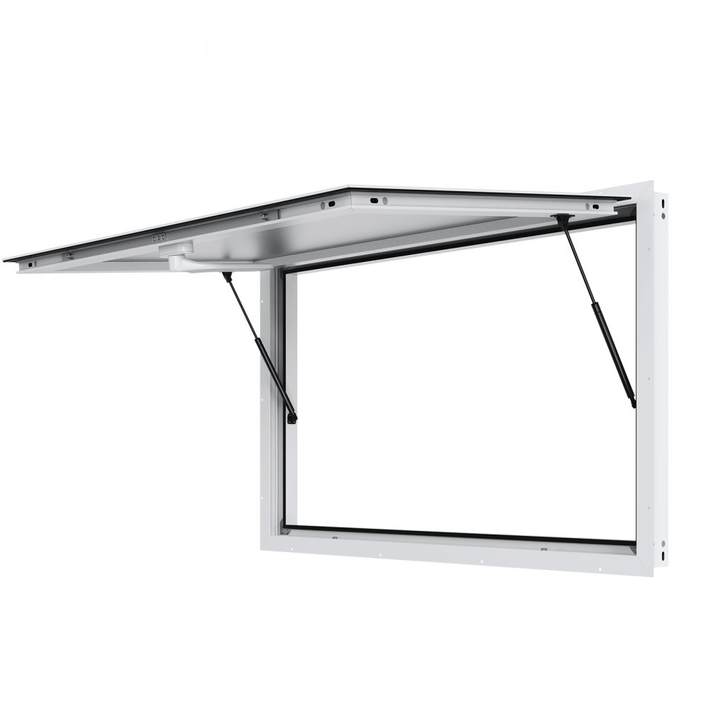 VEVOR Serving Hatch 60"x36", Aluminum Food Service Window with Awning ...