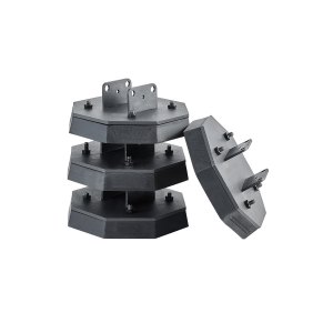 RV Leveling Pads 5000 lbs 4 Pcs Rubber Trailer Jack Pads Scissor Jack ...