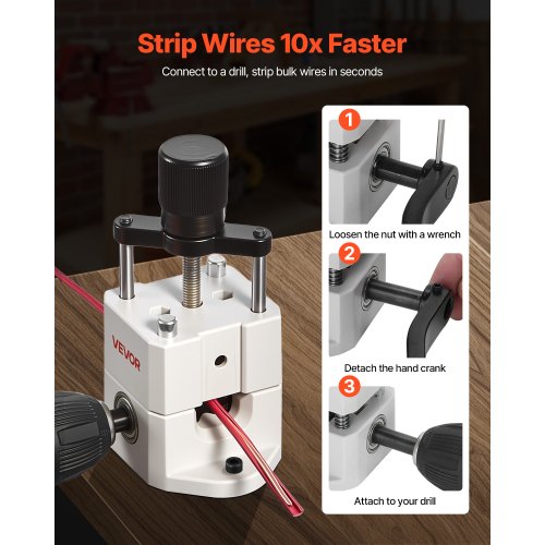 Manual Wire Stripper Stripping Machine 0.06-1 in Hand or Drill Powered ...