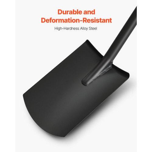 VEVOR Square Shovel Flat Shovel 48 in with D-Handle for Gardening ...