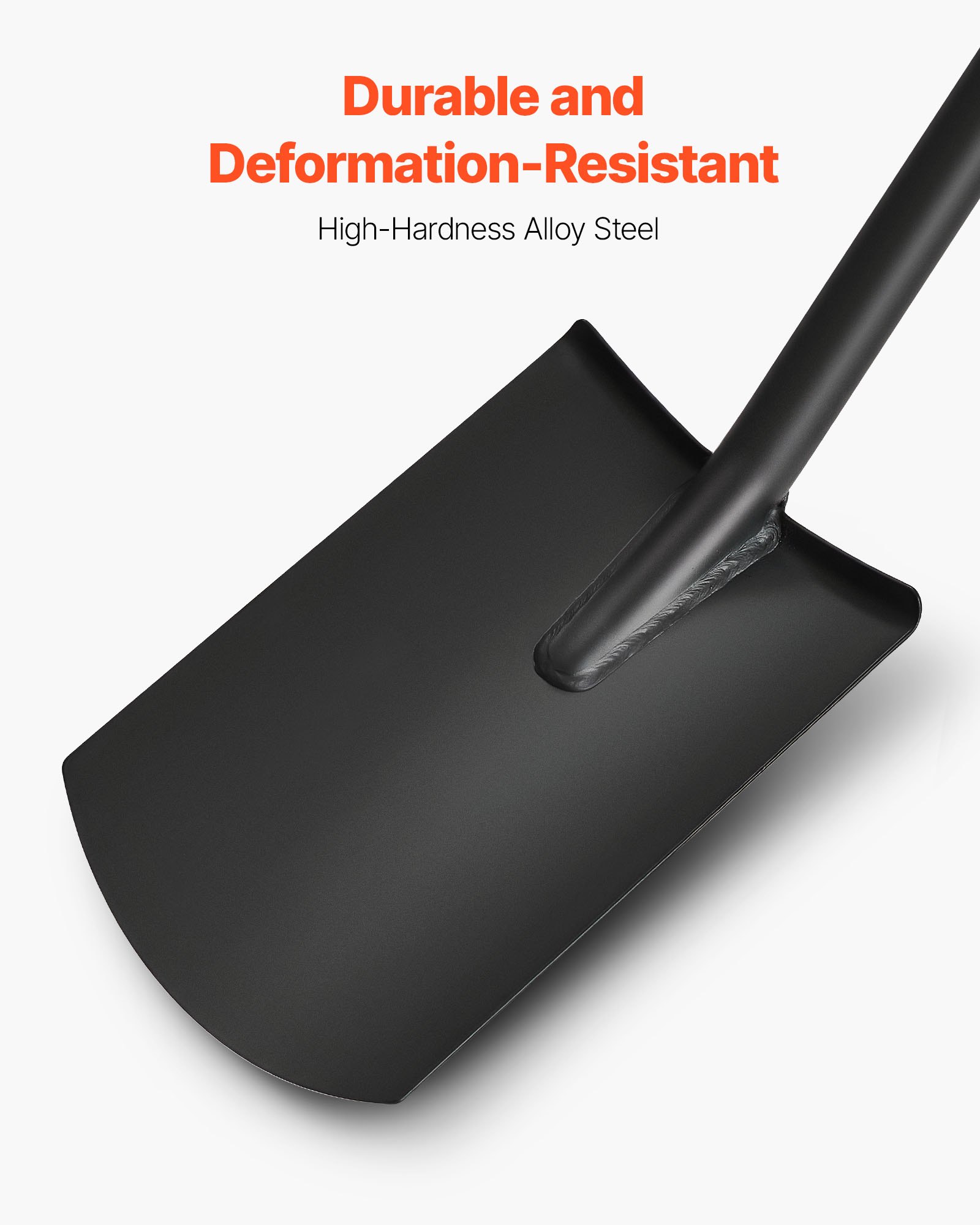 VEVOR Square Point Shovel - 48" Length, 5.71 lbs