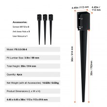 VEVOR Fence Posts - Embrace Fence Fittings