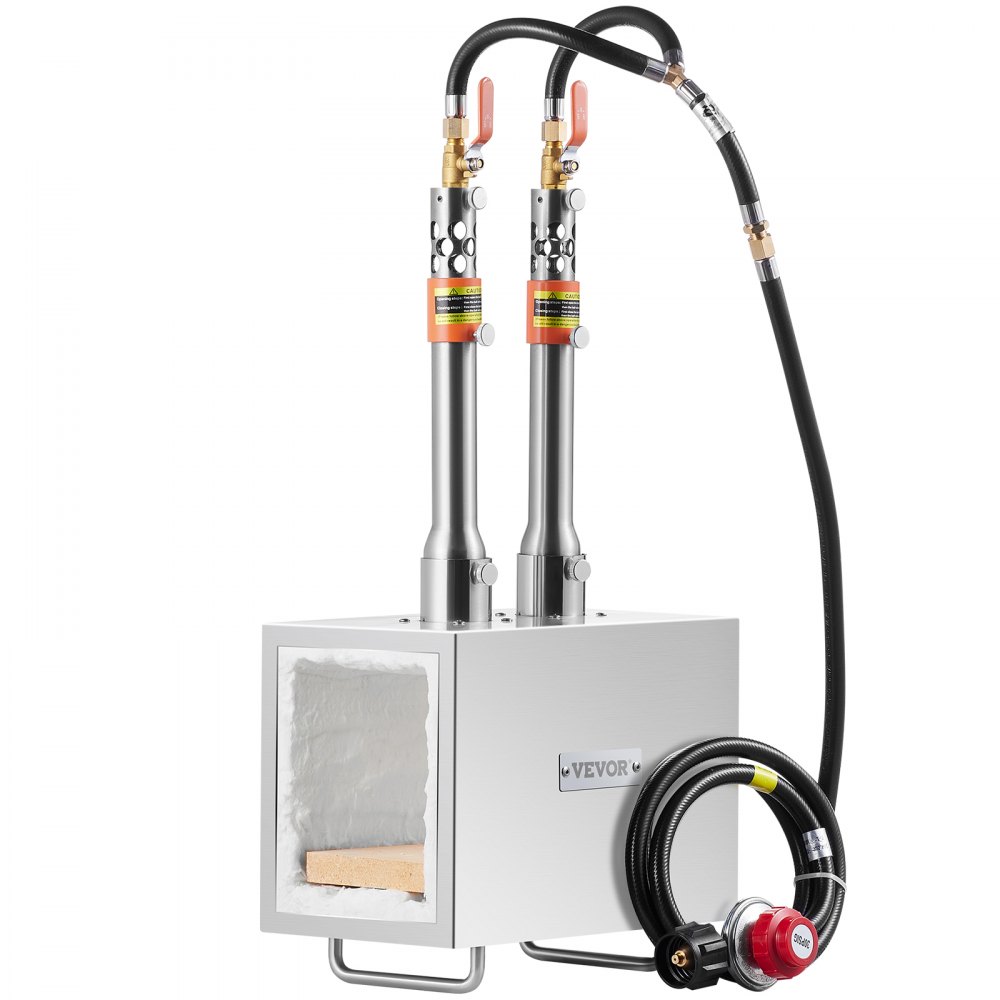 VEVOR Two Burner Forge – 2600°F, 1.2mm Steel