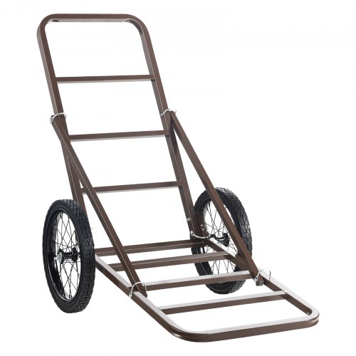 VEVOR Folding Deer Cart Game Hauler Utility Gear Dolly 300 LBS Capacity ...