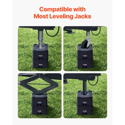 Trailer Jack Blocks 2Pcs 6" High 6000lbs RV Leveling Blocks for 5th ...