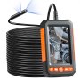 VEVOR Endoscope Camera with Lights Dual Lens Borescope 49.2FT Cable 4.3 ...