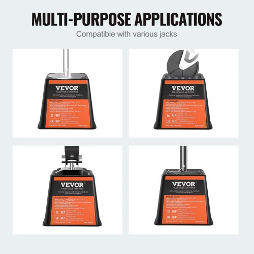 VEVOR Trailer Jack Block, 6000 lbs Capacity per RV Leveling Block, High ...