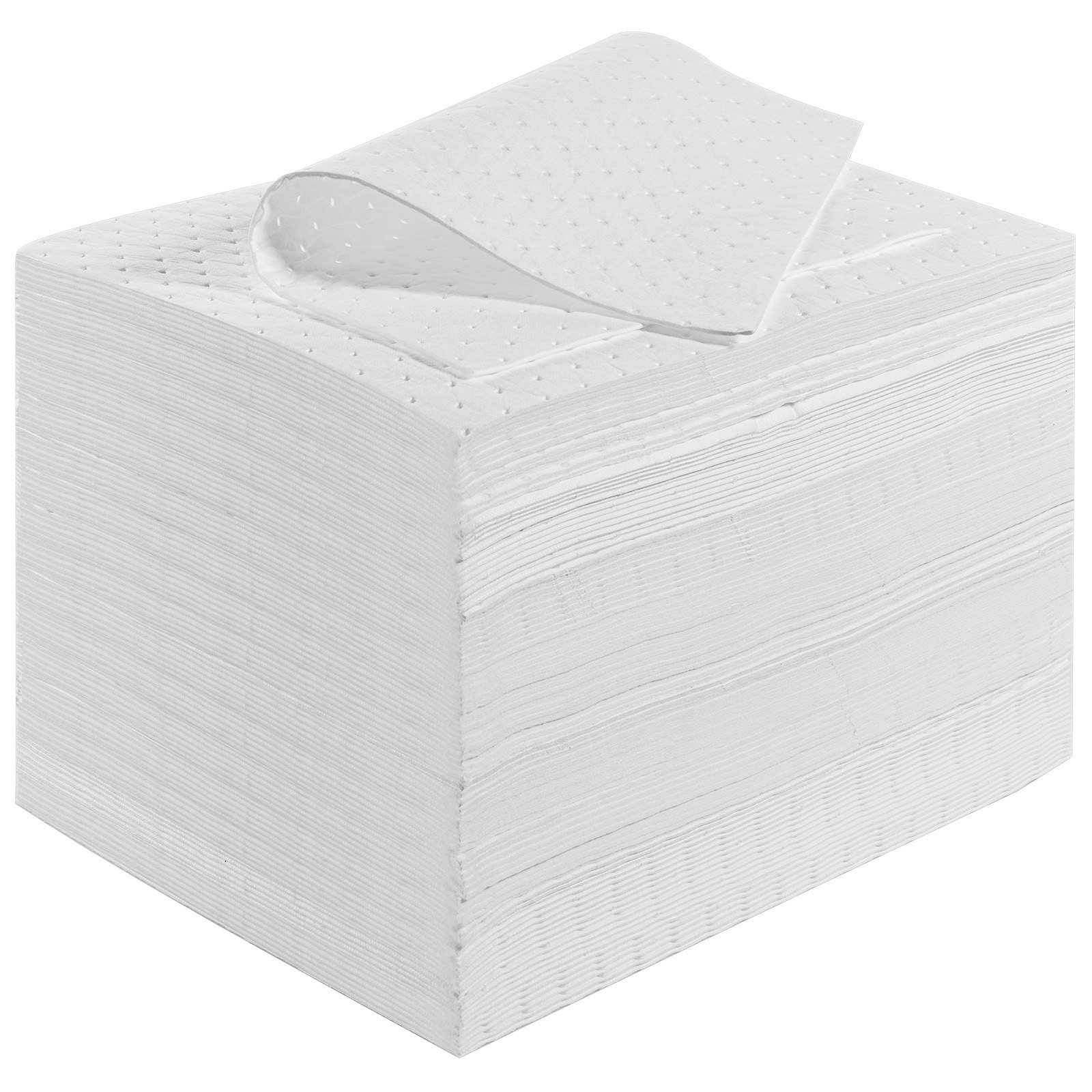 VEVOR Spill Absorbent Pads, Oil Absorbing Mat Absorbs up 20 Gal, 15" L ...