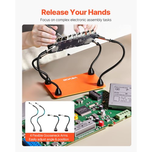 VEVOR Magnetic Helping Hands - Flexible Solder Support