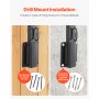 VEVOR Fence Height Extension — 32" Steel Extender Arms