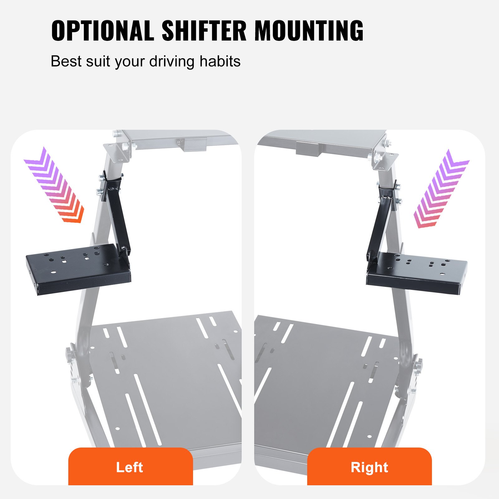 VEVOR G920 Racing Steering Wheel Stand Shifter Mount fit for Logitech ...