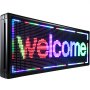 VEVOR Led Sign 40" x 15" Digital Sign Full Color Color Indoor with high ...