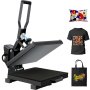 VEVOR Auto Heat Press, 15x15 Magnetic Semi-Automatic Heat Press Machine ...