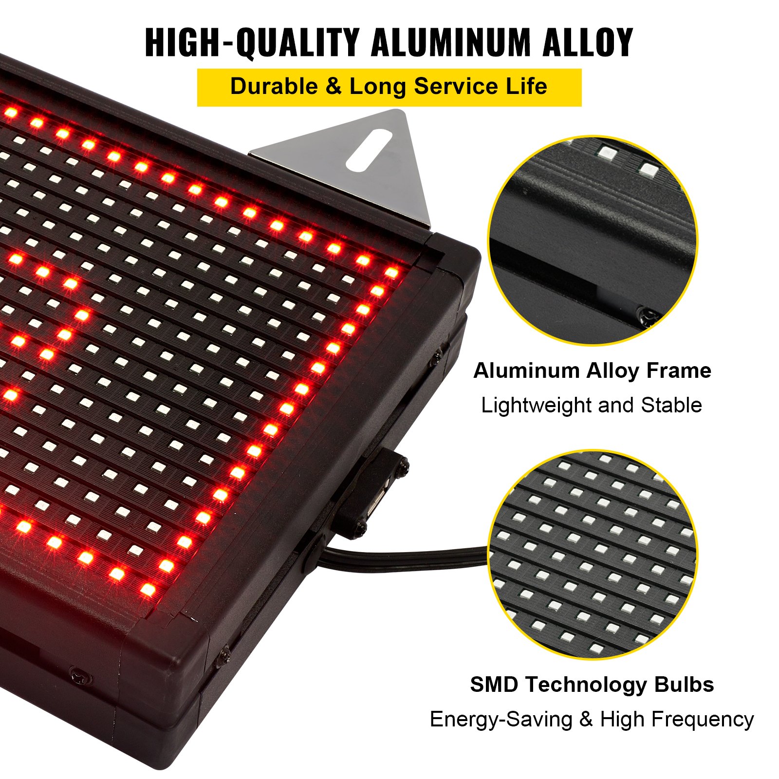 VEVOR LED Scrolling Sign, 27" x 8" WiFi & USB Control P10 Programmable ...