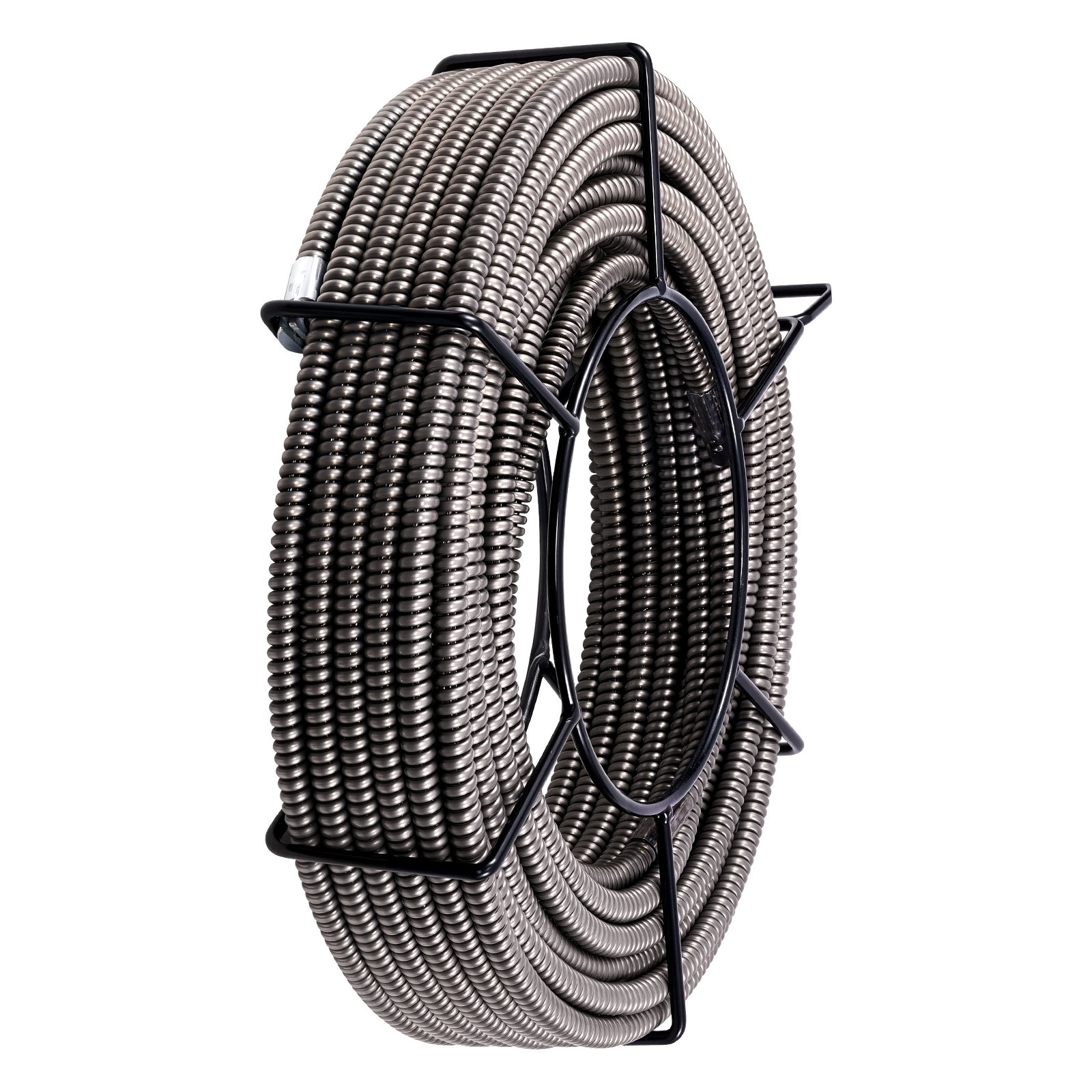 VEVOR Drain Cleaning Cable 100 Feet x 1/2 Inch Solid Core Cable Sewer ...