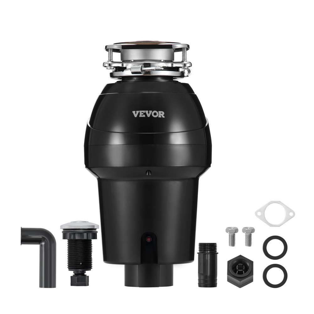 Garbage Disposal 1.25HP Continuous Food Waste Disposer 3360RPM EZ ...