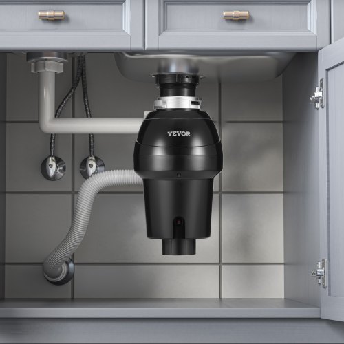 Garbage Disposal 1 HP Continuous Food Waste Disposer 3270 RPM EZ ...