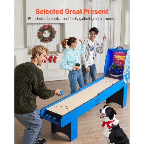 8 ft Roll & Score Arcade Game Table Electronic Scorer Family Game Room ...