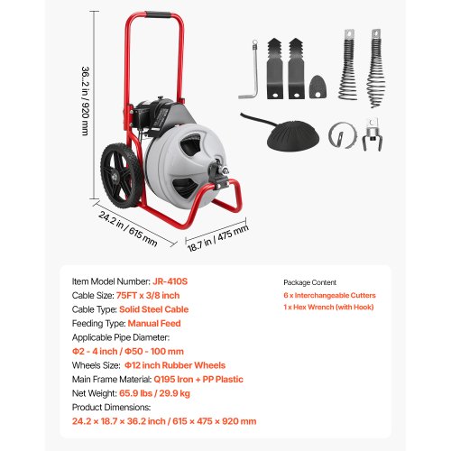 VEVOR Drain Cleaning Machine – Save With Affordable Machine