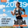 VEVOR Weighted Vest, 20 lbs Weight Vest with Reflective Stripe ...