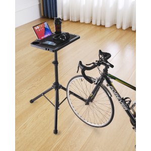 Stationary Cycling Desk Bike Trainer Fitness Desk with Triangle Support ...