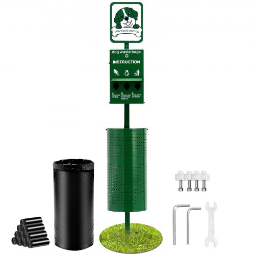 Dog Waste Station 11.5 Gallons Outdoor Dog Poop Station with 600 Bags ...