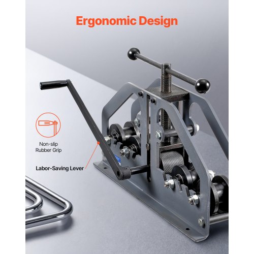 Tube Roller Bender Max 1-1/2" Manual Tube Pipe Roller Bender with 6 ...